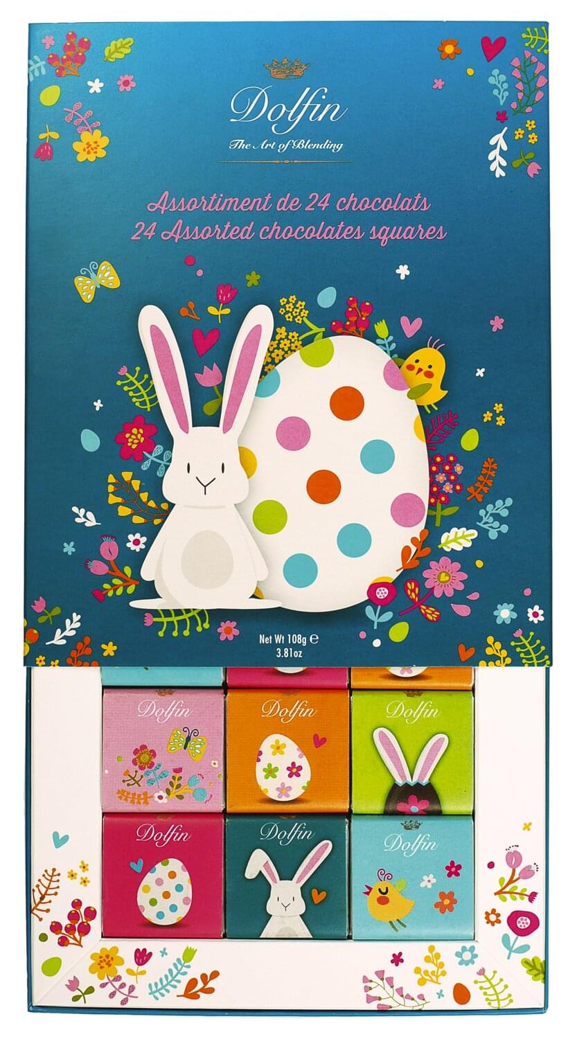 Geschenkbox Carré 24 ,Osterhase‘ | Dolfin